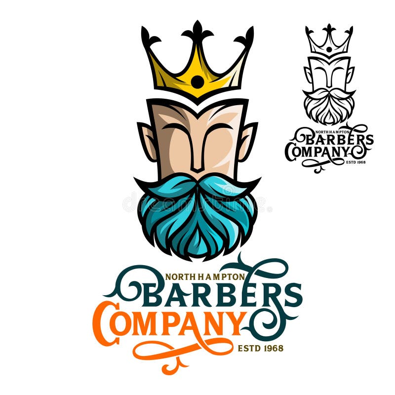 Logo Barbers Vector Illustration Stock Vector - Illustration of vector ...