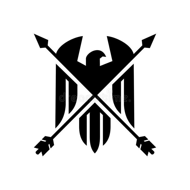 Logo Eagle Arrow stock vector. Illustration of logo - 271968565