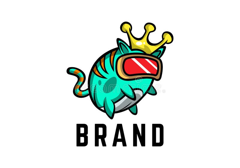 Logo Cat King General Good for Any Industry Stock Vector - Illustration ...