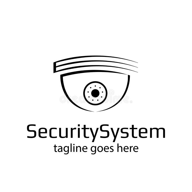 Logo CCTV Camera, Security System, Vector Illustration Stock Vector ...