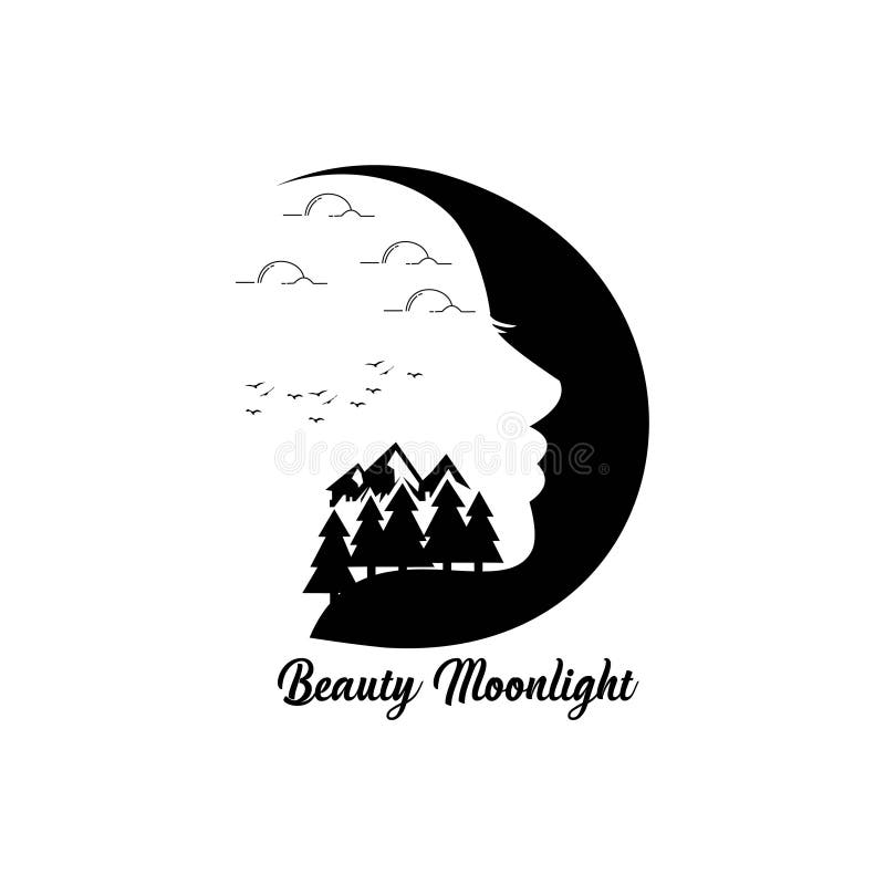 Moonlight logo. stock vector. Illustration of brand - 219059264