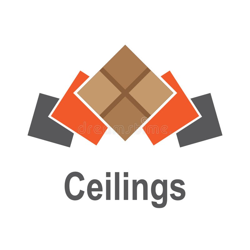 The Logo of the Ceilings, Floors Stock Vector - Illustration of ...