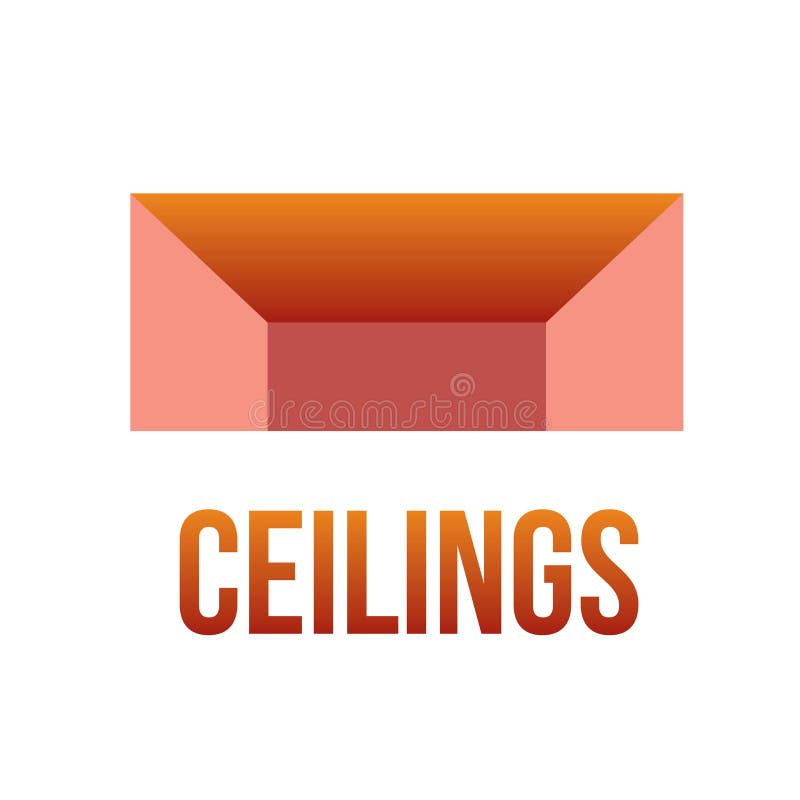 The Logo of the Ceilings, Floors Stock Vector - Illustration of glow ...