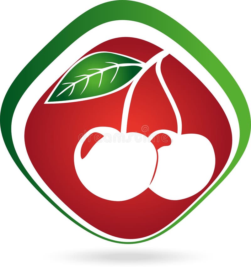 Logo, Cerise, Fruit, Vecteur Illustration de Vecteur - Illustration du ...