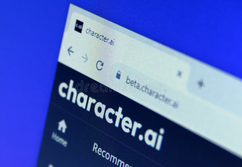 Character.ai website editorial stock photo. Image of laboratory - 296984678