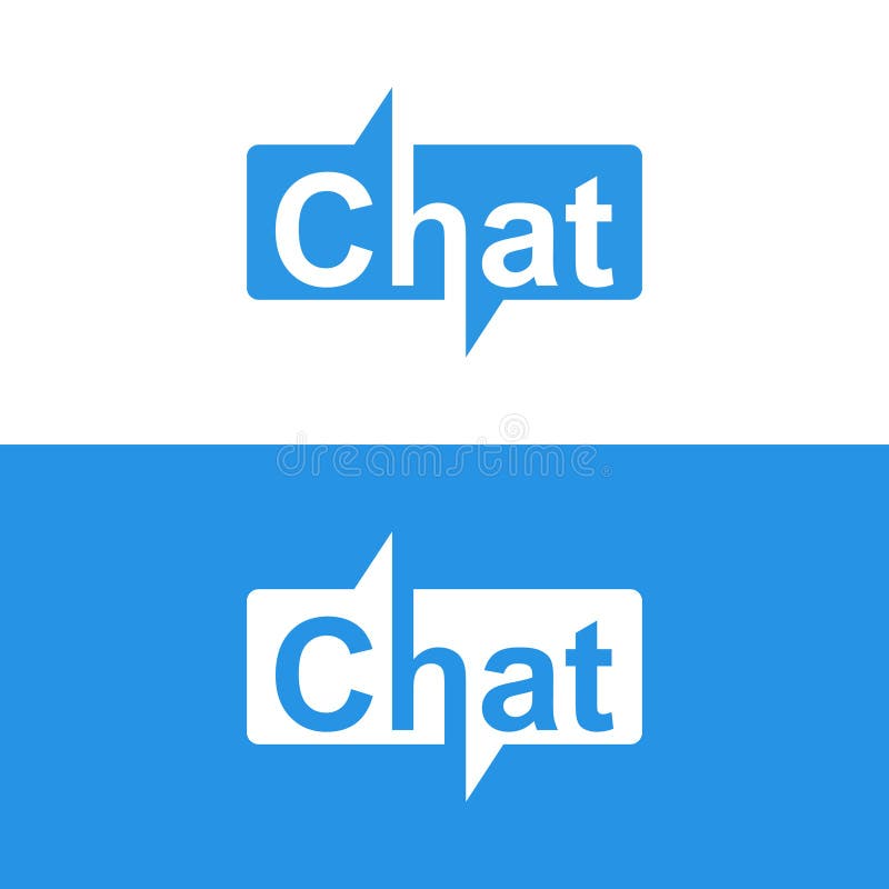 Logo Chat App Vector Design, Talk Logo for Chat Applications Stock ...