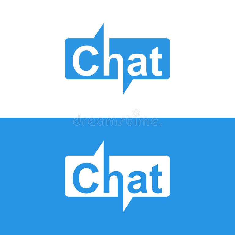 Logo Chat App Vector Design, Talk Logo for Chat Applications Stock ...