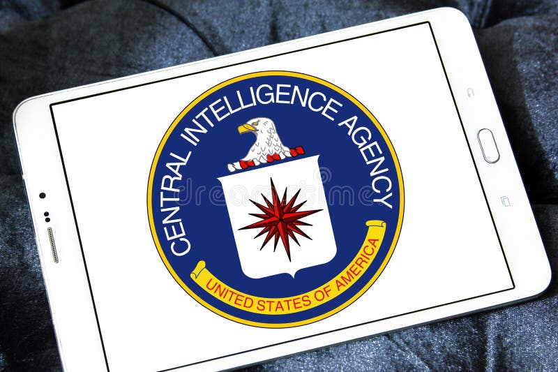 CIA logo editorial stock photo. Image of device, information - 298520003