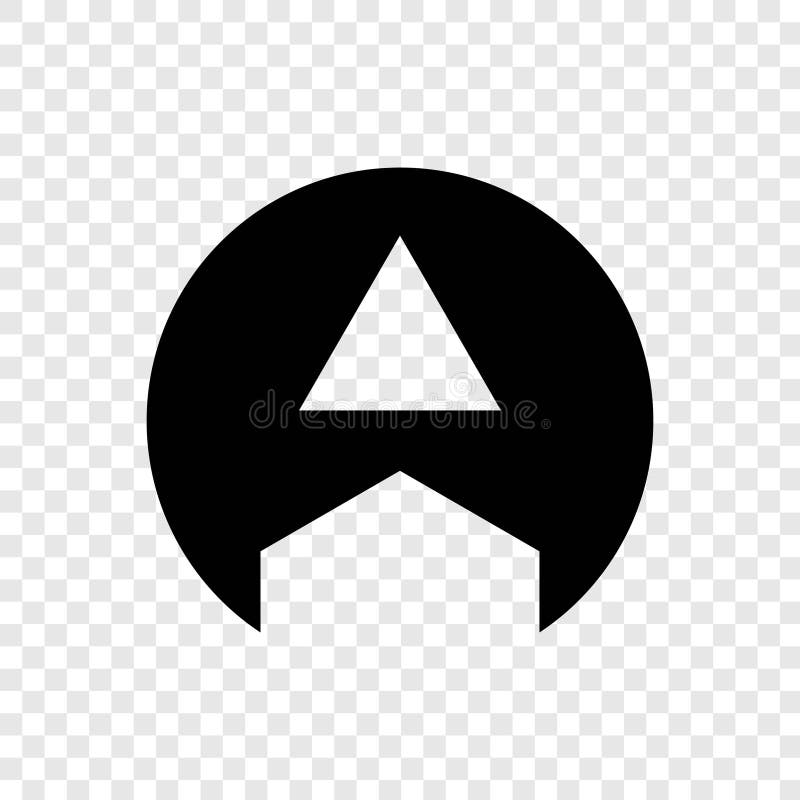 1. a Logo Circle Triangle Alphabet Stock Vector - Illustration of ...