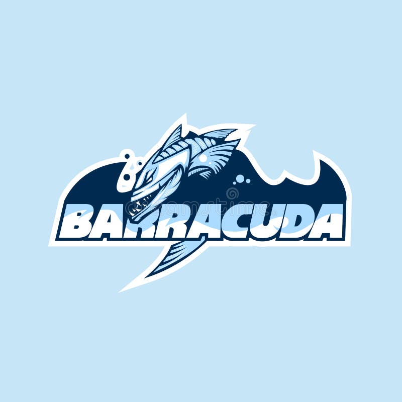 Logo of a Club or Company with the Name Barracuda Editorial Stock Image ...