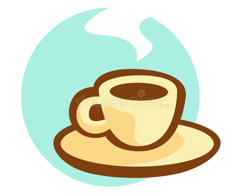 Stylized Coffee Cup Logo Stock Illustrations – 757 Stylized Coffee Cup ...