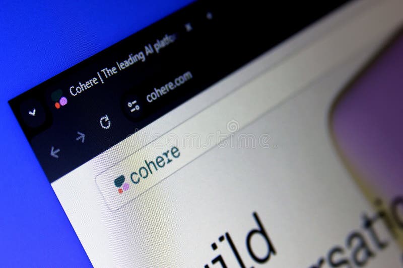 Cohere Artificial Intelligence Company Editorial Photography - Image of ...