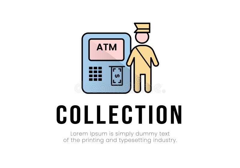Cash Collection Logo. Collection Logo. Vector Illustration. Stock ...
