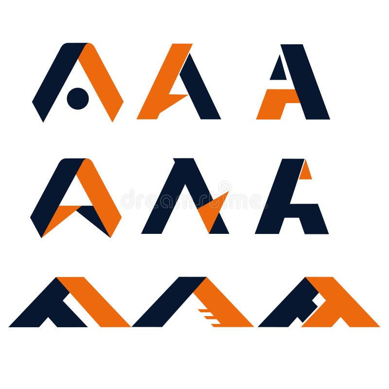 Logo a collections stock illustration. Illustration of beautiful ...