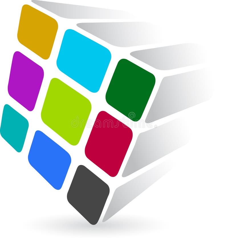 Logo De Matrices Sur Fond Blanc. Illustration De Vecteur Illustration ...