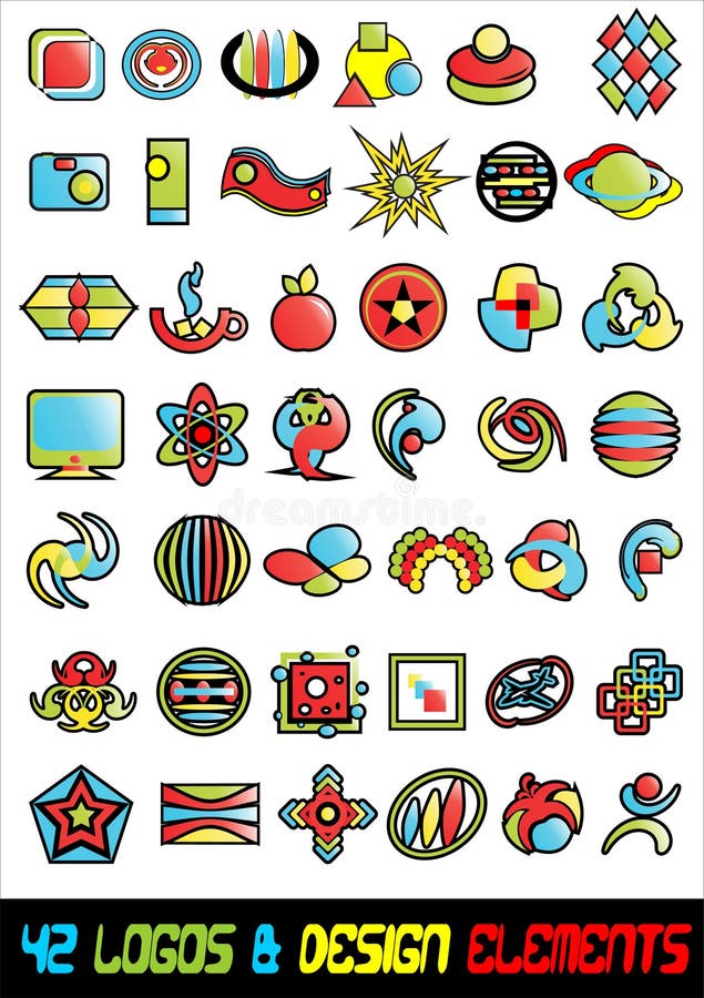 Logo colour.cdr stock vector. Illustration of circle, crescent - 6420186