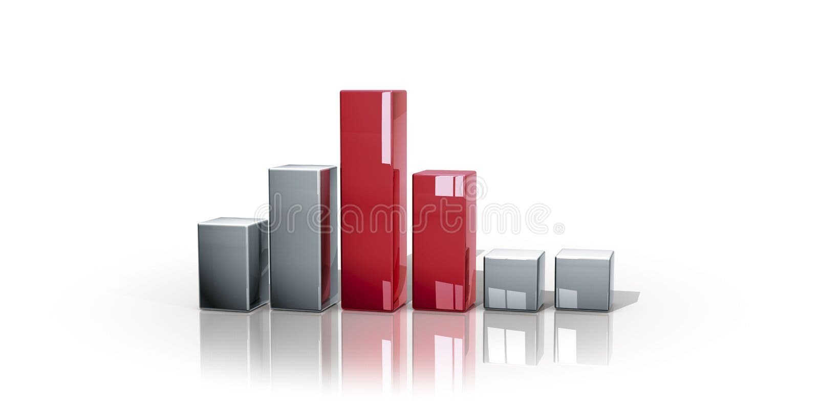 Column Graph, Chart Template for Infographics. Stock Vector ...