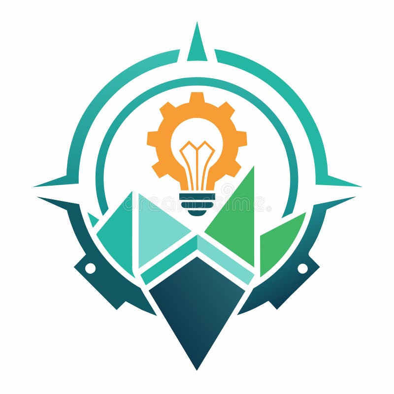 A Logo for a Company Featuring a Light Bulb Symbolizing Innovation and ...