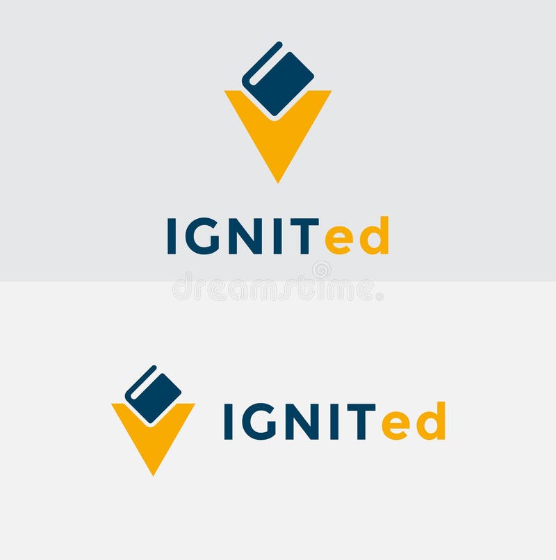 A Logo for the Company that is on the Right Stock Illustration ...