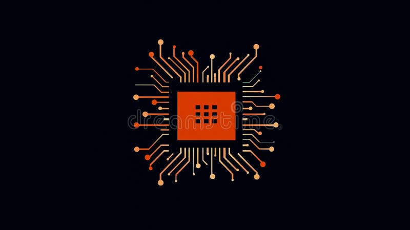 Logo for a Computer Company, Minimalist Design, Clean Lines and Shapes ...