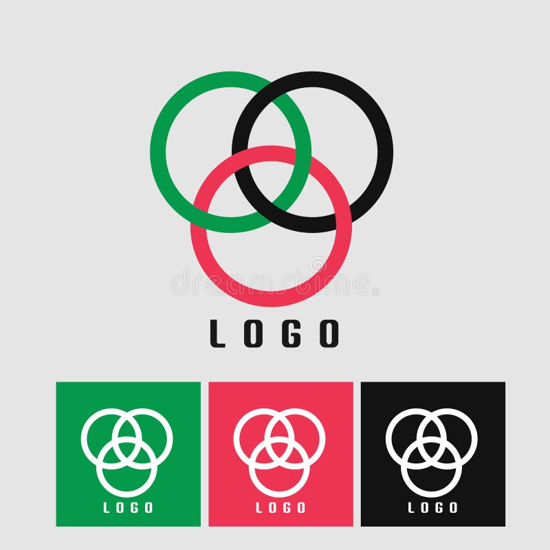 Three Red Circle S Logo