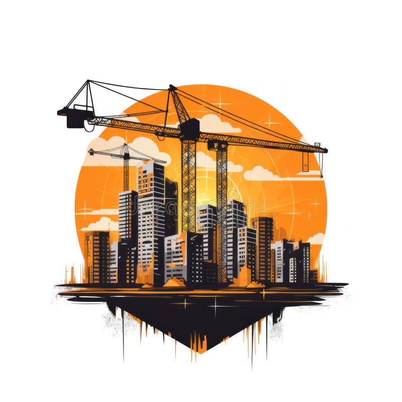 Logo of Construction Company Stock Illustration - Illustration of ...