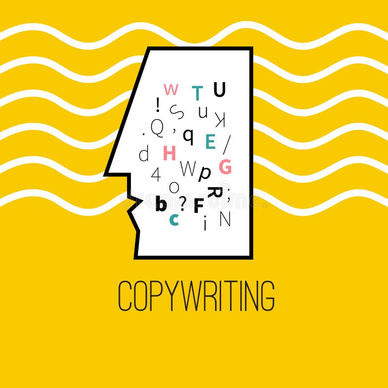 Logo of copywriting stock vector. Illustration of project - 81367663