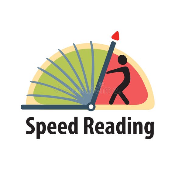 Logo for Courses Speed Reading or Words Per Minute Test. Stock Vector ...