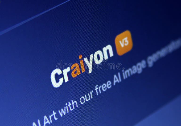 Craiyon ai image generator editorial image. Image of internet - 299332130