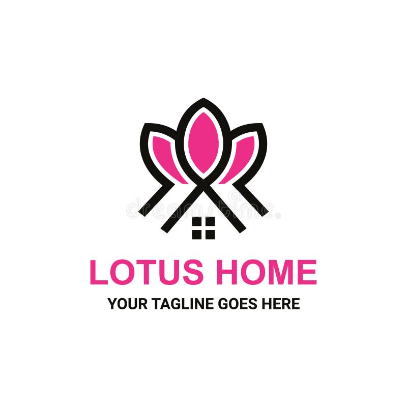 Lotus home stock vector. Illustration of estate, green - 23346722
