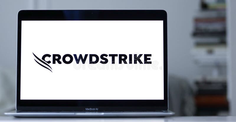 Logo of Crowdstrike, an American Cybersecurity Technology Corporation ...