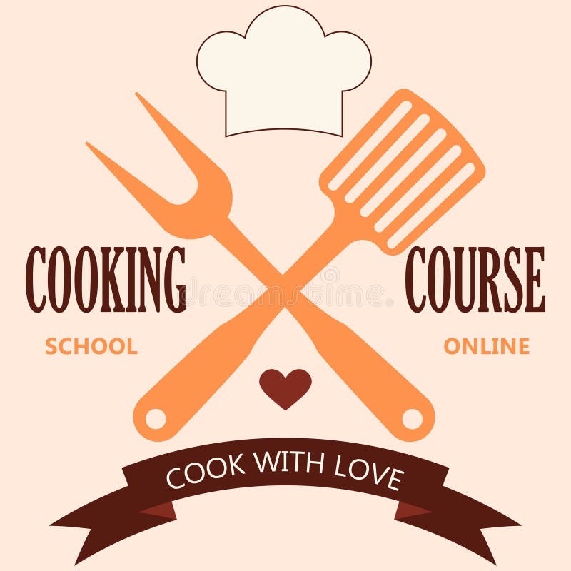 Logo for a Culinary School. Graphic Logo Template for a Cooking Course ...