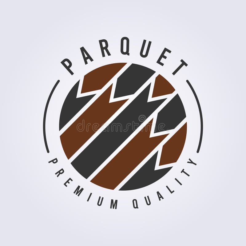Logo of Cutting Parquet Symbol Vector Illustration Design Simple Stock ...