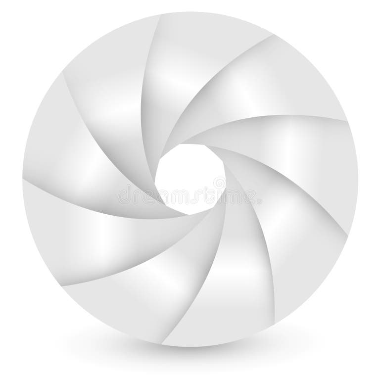 Logo 3D, Abstract Shutter White Gray Design Stock Vector - Illustration ...