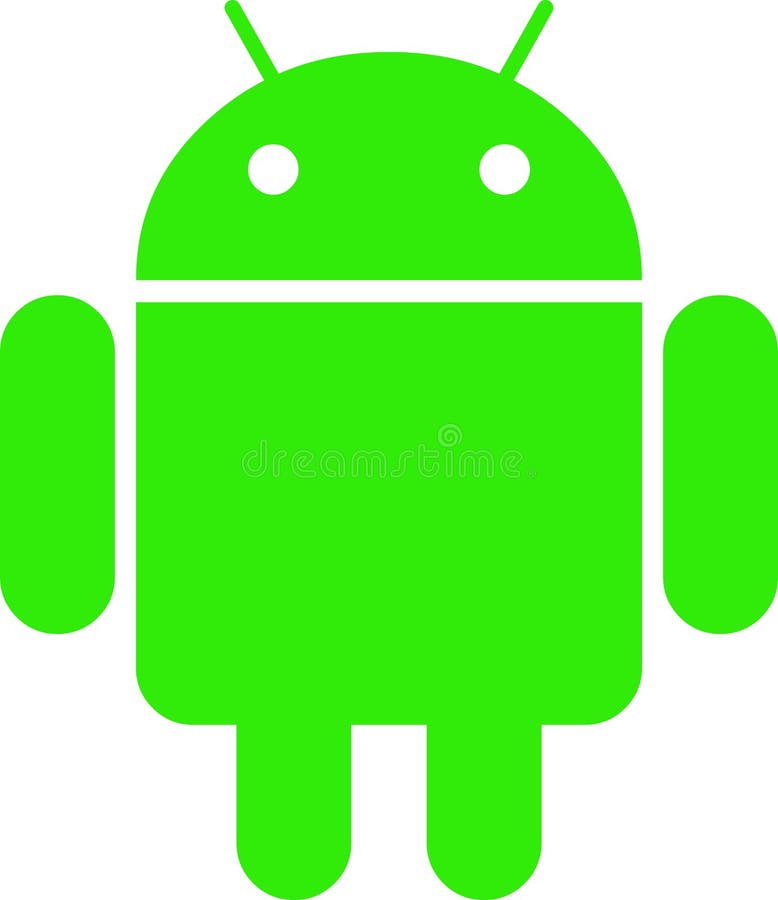Logo du robot vert Android photo stock éditorial. Illustration du ...
