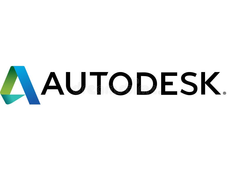 Autodesk Autocad Logo Illustration Sur Fond Blanc Image stock éditorial ...