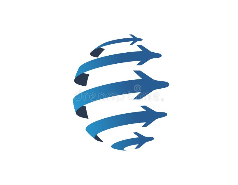 Logo d'avions illustration de vecteur. Illustration du airliner - 46807810