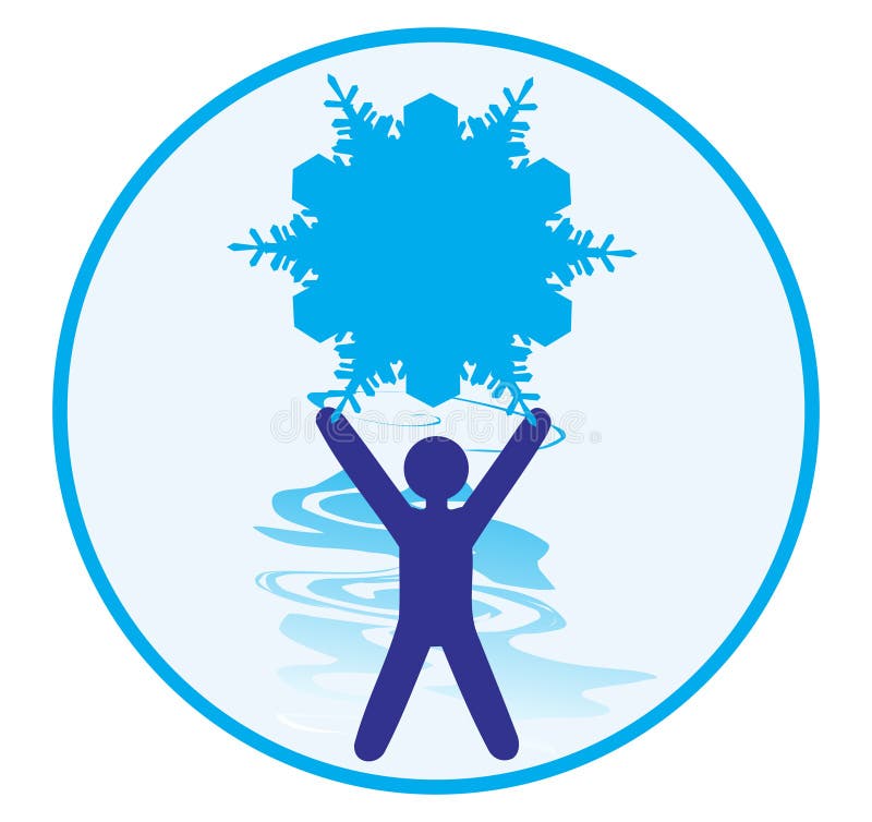 Logo hiver illustration de vecteur. Illustration du vecteur - 210735583