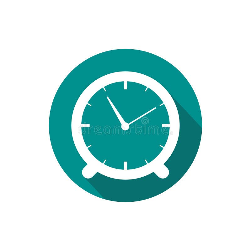 Logo D'horloge De Logo D'horloge Illustration de Vecteur - Illustration ...