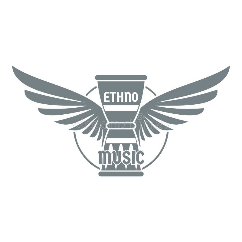 Logo D'instrument De Percussion, Style Gris Simple Illustration de ...