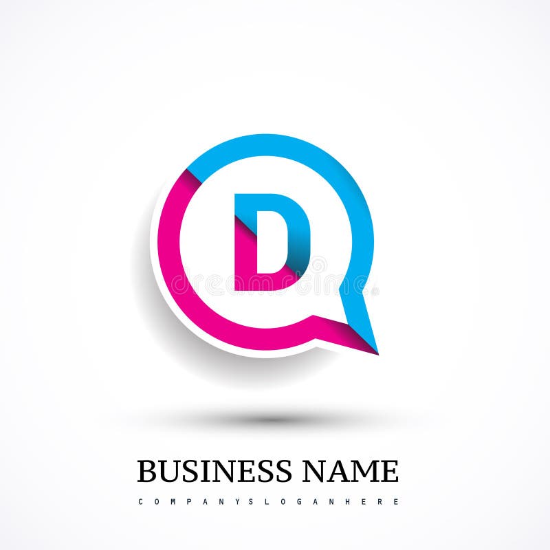 D Chat Logo Stock Illustrations – 123 D Chat Logo Stock Illustrations ...