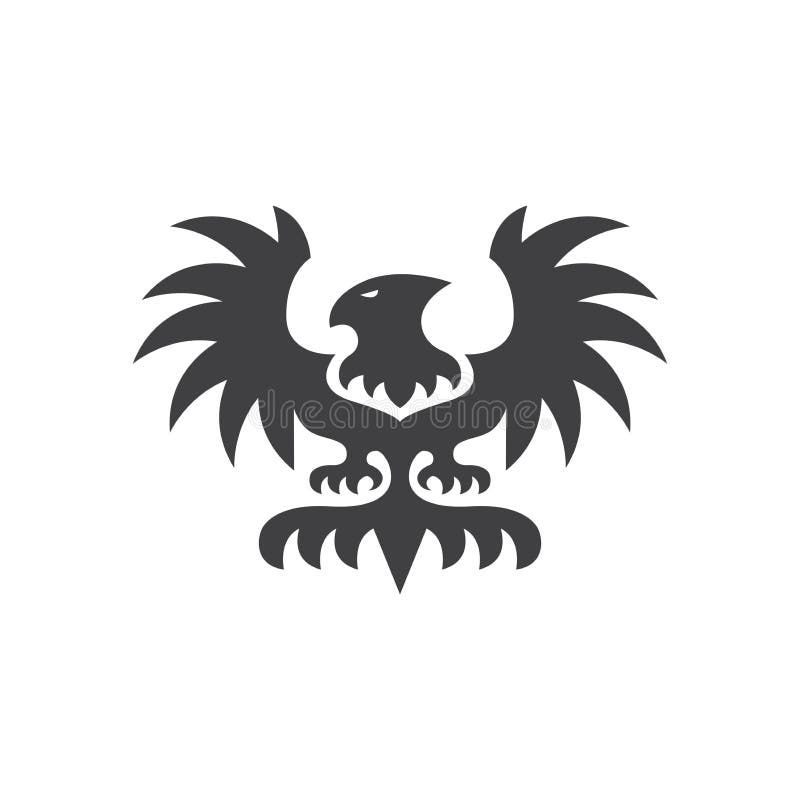 Logo D'oiseau Illustration Vectorielle Simple Illustration de Vecteur ...