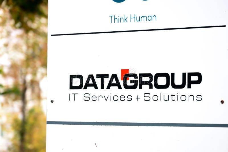 Logo of Data Group in Stuttgart Editorial Stock Photo - Image of ...