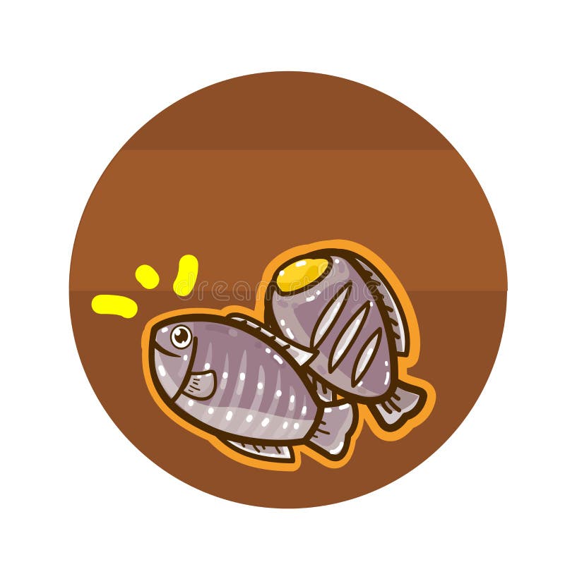 Logo Ddamsel fish vector. stock vector. Illustration of delicious ...