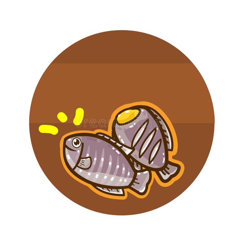 Logo Ddamsel fish vector. stock vector. Illustration of delicious ...