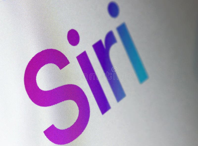 Logo de apple siri fotografía editorial. Imagen de moderno - 301286627