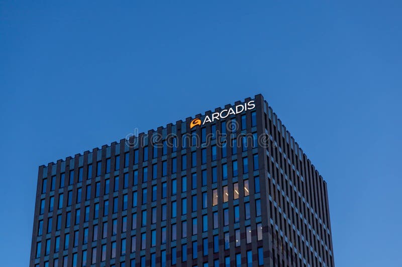 Logo De Arcadis En La Oficina De Amsterdam Fotografía editorial ...