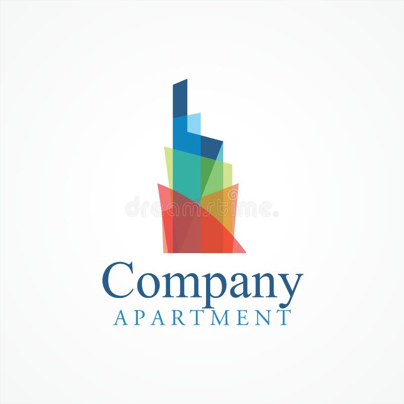 Logo De Bâtiment D'arc-en-ciel Illustration Stock - Illustration du ...