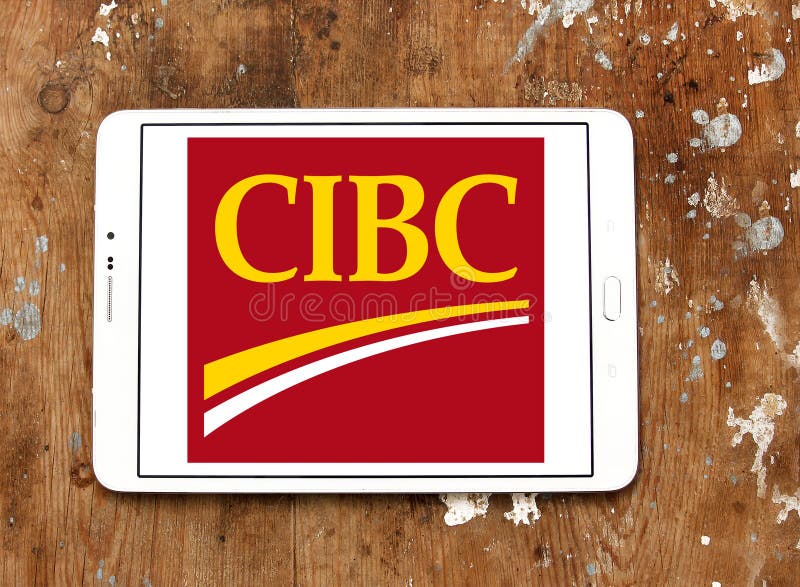 Logo de banque de CIBC photo éditorial. Image du financier - 107250316