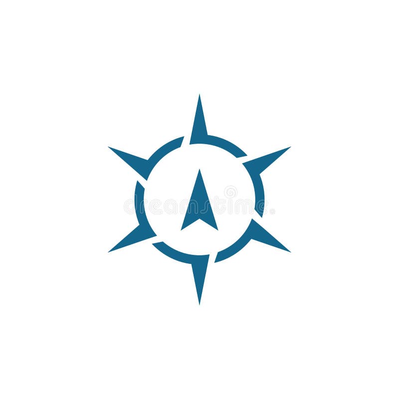 Boussole Logo Template illustration de vecteur. Illustration du ...